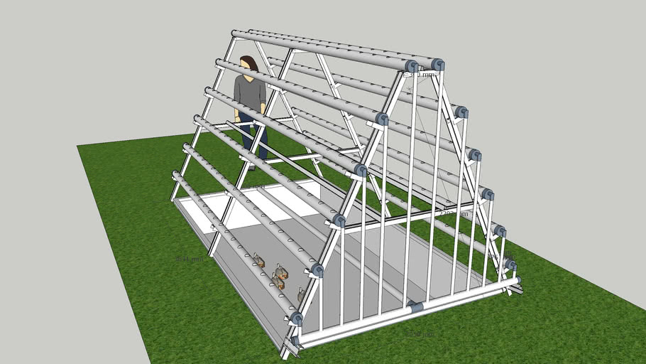 Design Hidroponic dan Fish pond | 3D Warehouse