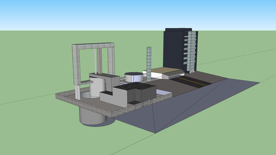 Projeto de uma futura usina nuclear | 3D Warehouse