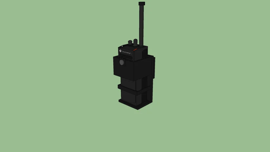 Boston Leather Radio Holder | 3D Warehouse