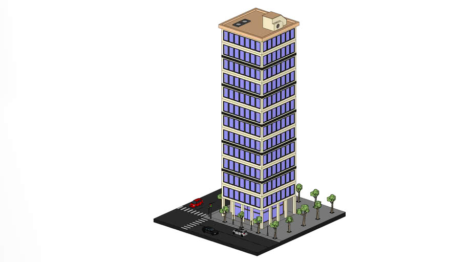 Isometric Tower Model | 3D Warehouse