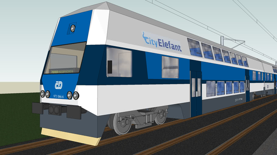 ČD 471 066 City Elefant 'najbrt' | 3D Warehouse