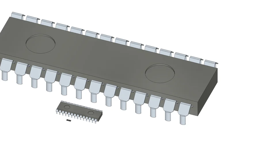PIC (Peripheral Interface Controller) Microcontroller | 3D Warehouse
