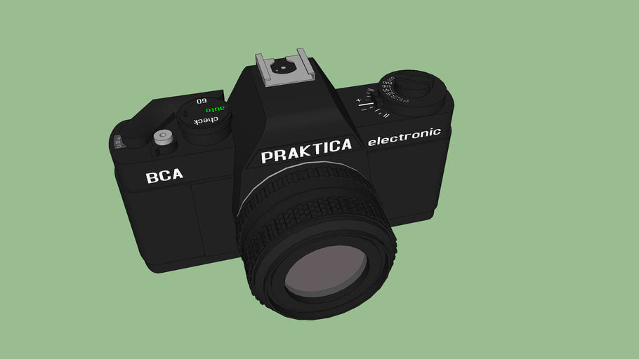 Practika BCA electronic + Pentacon 50/1,8 | 3D Warehouse