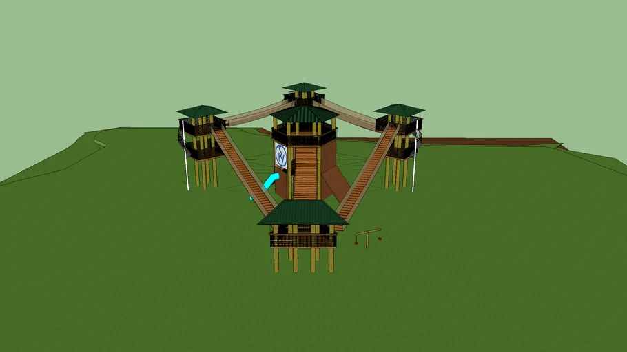 Sky Ranch Hexagon Playground 2 | 3D Warehouse