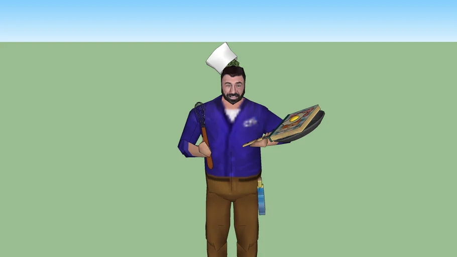 Billy Mays the Chef | 3D Warehouse