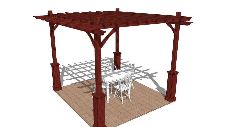 Wood Ramada | 3D Warehouse