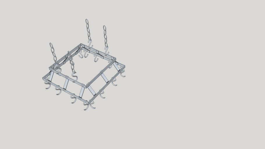 Hanging Pot Rack | 3D Warehouse