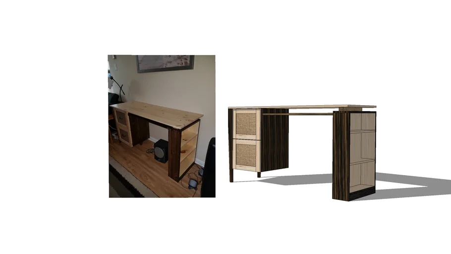 Pc Desk | 3D Warehouse