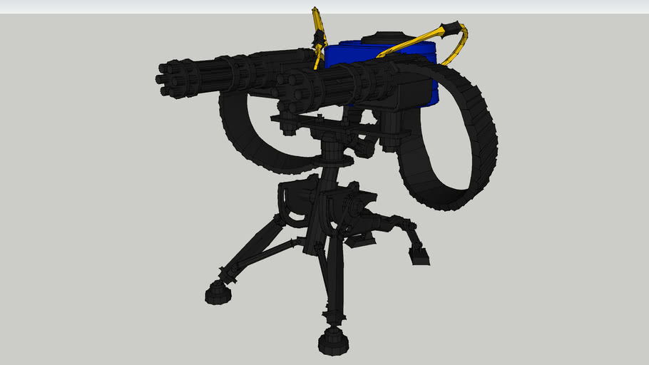 TF2 Turret Blue level 2 | 3D Warehouse