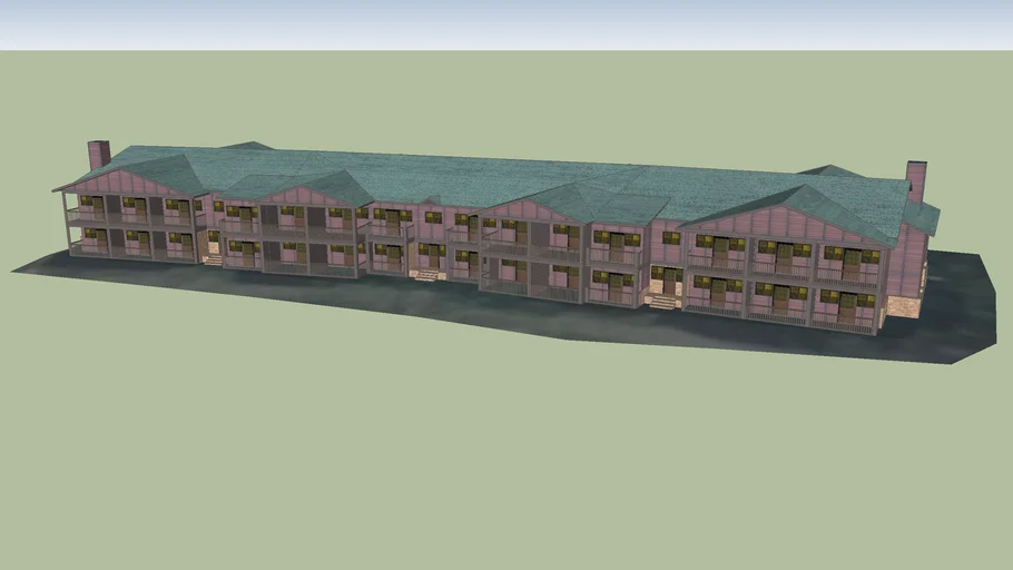 Zion Lodge Building | 3D Warehouse
