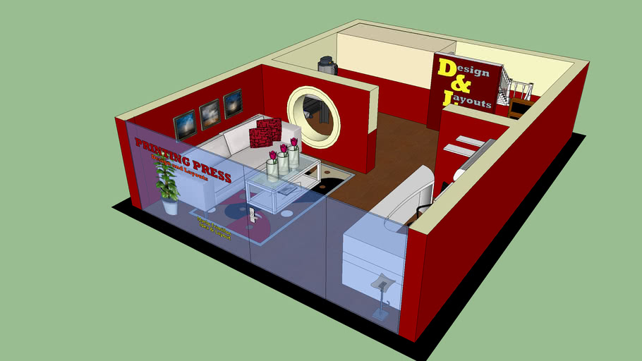 Printing Press Layout | 3D Warehouse