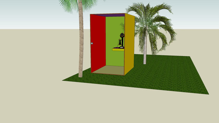 RETRO PHONE BOX | 3D Warehouse
