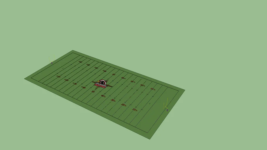 Football field | 3D Warehouse