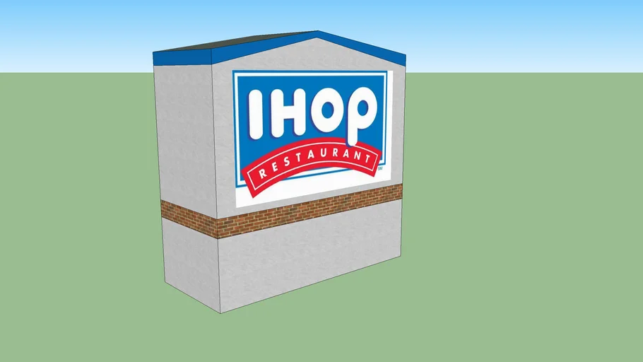 IHOP Sign | 3D Warehouse