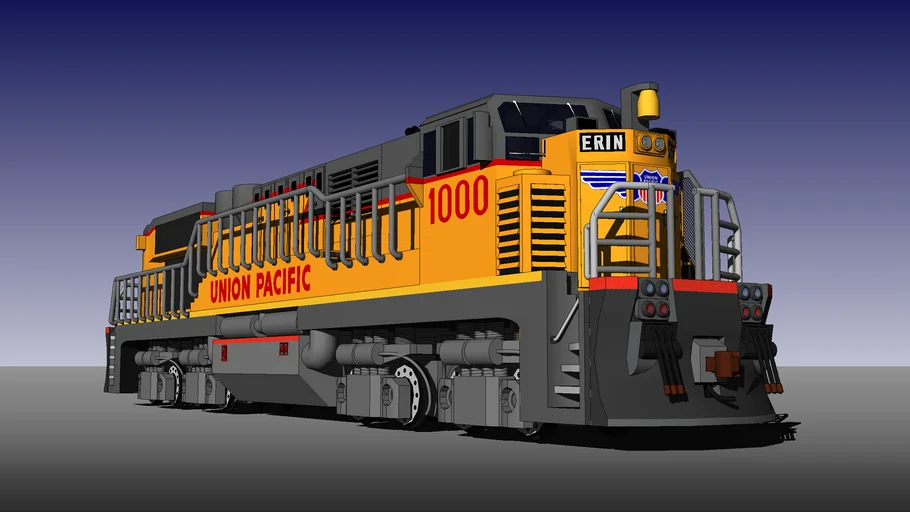 ADLM E600 'Trainmaster Two' for Union Pacific Railroad | 3D Warehouse