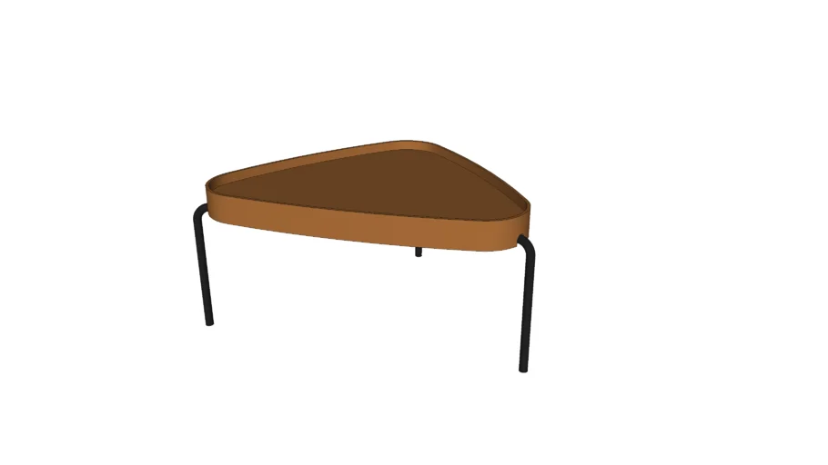 MESA DE CENTRO CURVE TRIANGULAR | 3D Warehouse