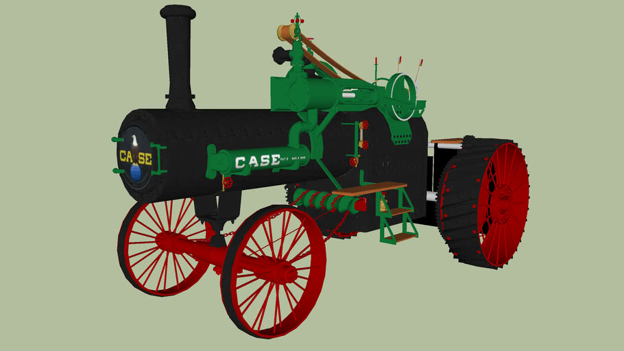 Case 1911 Traction Engine | 3D Warehouse