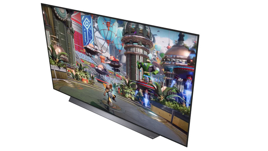 LG C1 77 inch OLED TV | 3D Warehouse