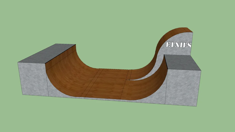 mega halfpipe | 3D Warehouse