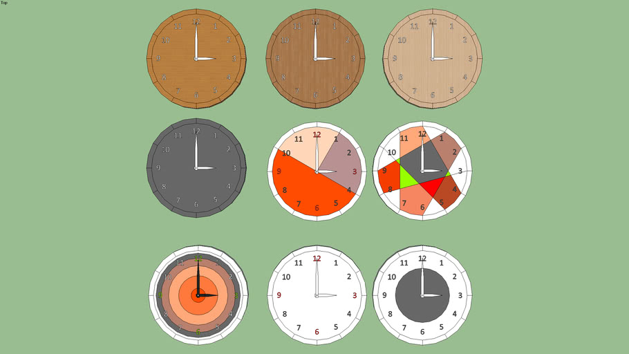 jam dinding | 3D Warehouse