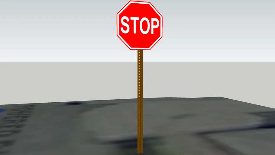 Stop Sign | 3D Warehouse