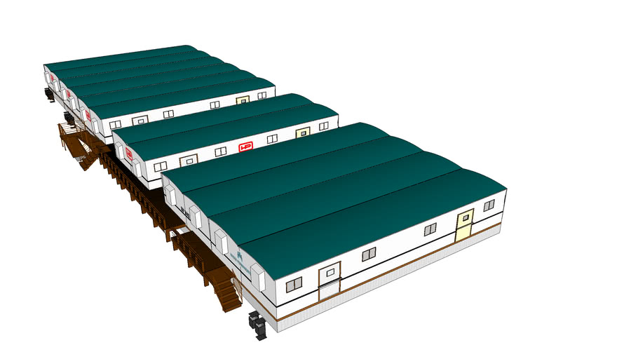 Construction Trailer Complex | 3D Warehouse