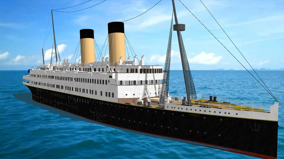 Ocean Liner with Interior | 3D Warehouse