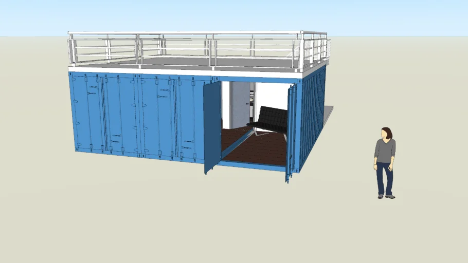 3 Shipping Container Home | 3D Warehouse