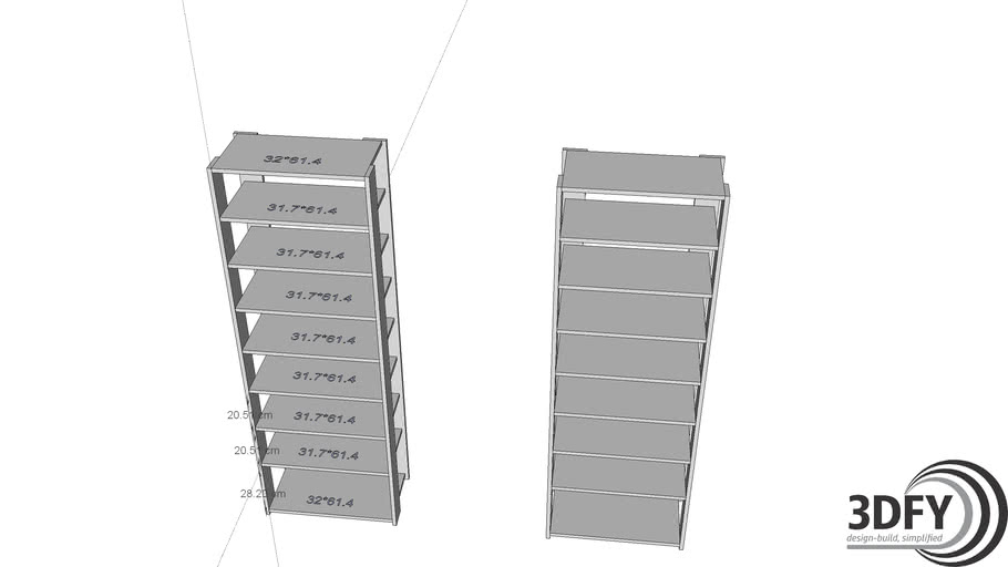 shoe rack | 3D Warehouse