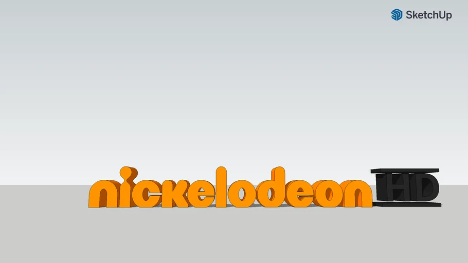 Nickelodeon Logo 3d