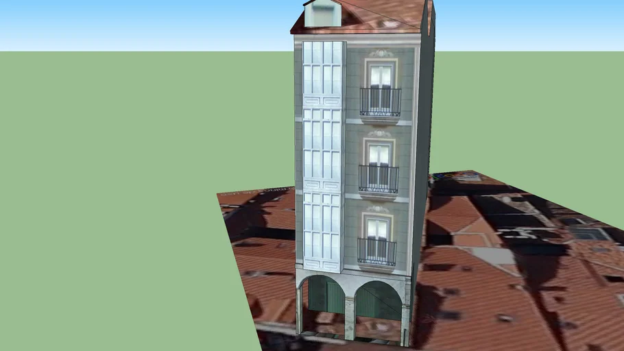 Edificio de viviendas, plaza mayor s/n | 3D Warehouse