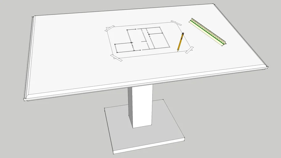 Drafting table | 3D Warehouse