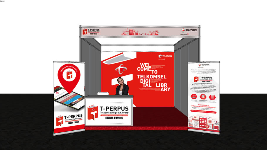 Booth R8 3 x 3 | 3D Warehouse