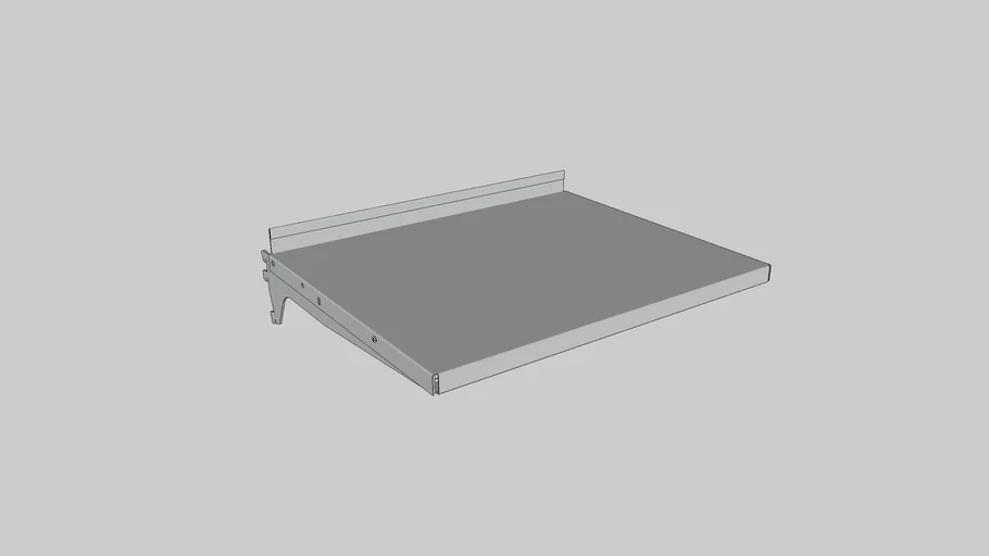 SSG shelf S050 x400 ESD Complete Item No.200201-52 | 3D Warehouse