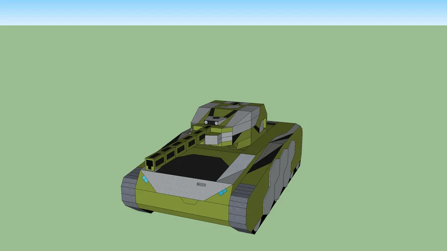 Tanki Online Hornet M3 Railgun M3 | 3D Warehouse