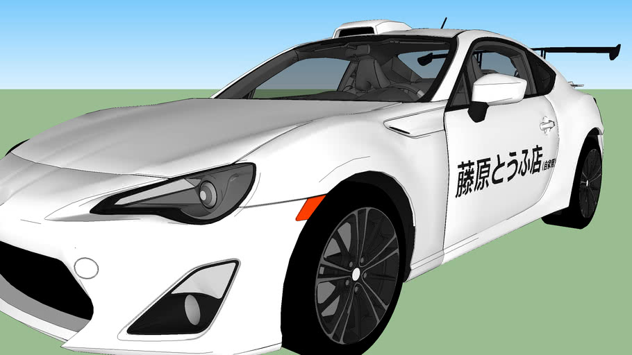 Toyota GT86 (藤原とうふ店 新86) | 3D Warehouse