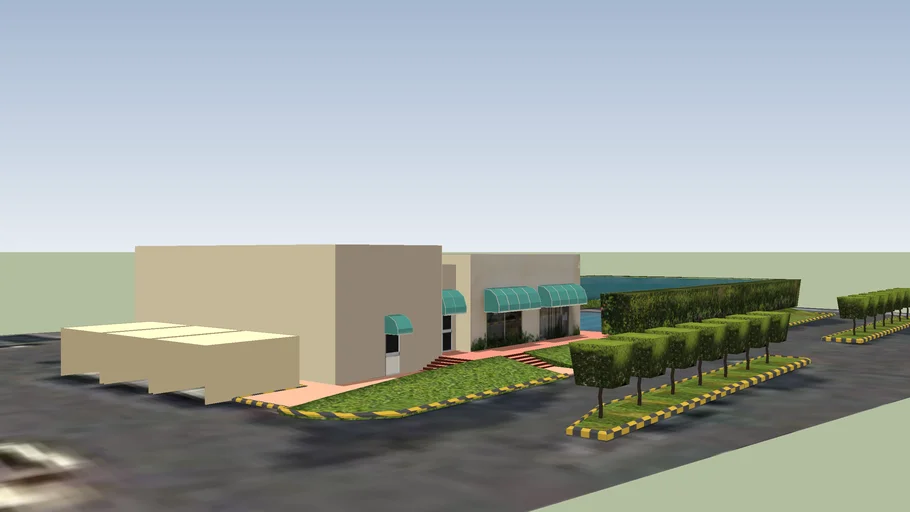 Compound - Pool Area | 3D Warehouse