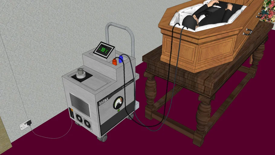 Coffin chiller unit | 3D Warehouse
