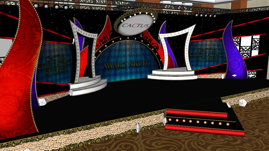 CACTUS Set Design Award Show | 3D Warehouse