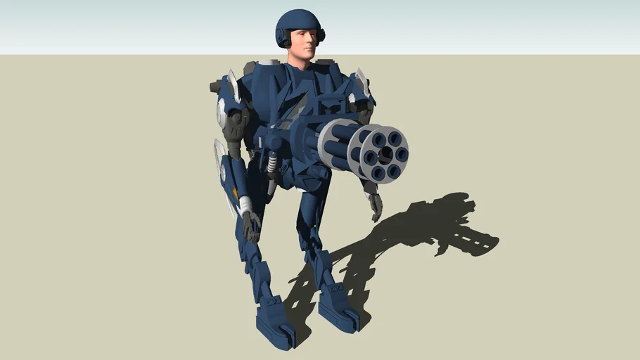 batle bot man | 3D Warehouse