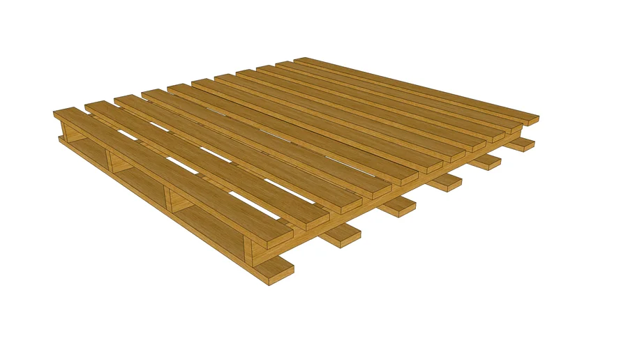 Pallet 105x105x10cm | 3D Warehouse