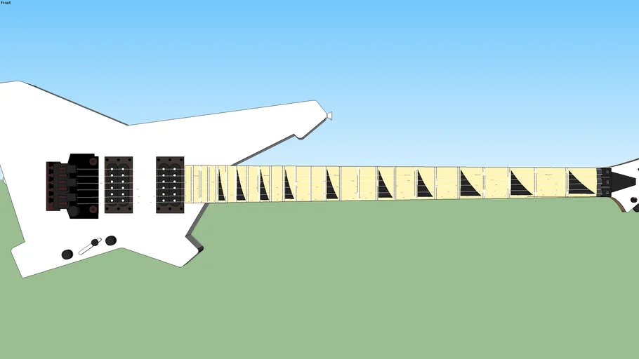 Electric guitar kisa | 3D Warehouse