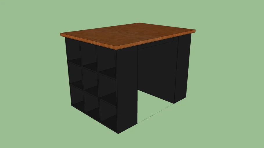 Craft Table (colored) | 3D Warehouse
