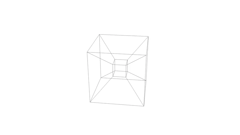 3D model of a 4D cube 2 | 3D Warehouse