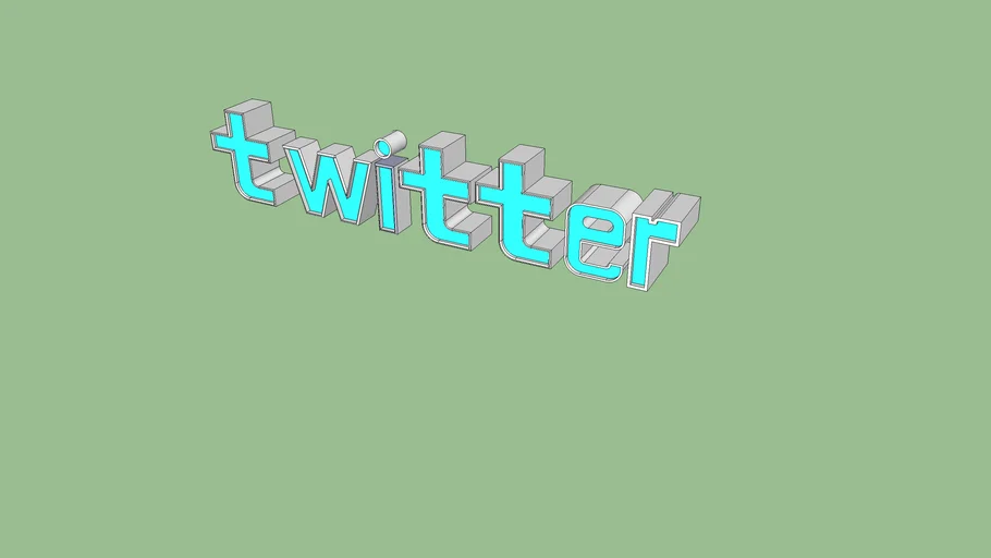 TWITTER LOGO | 3D Warehouse