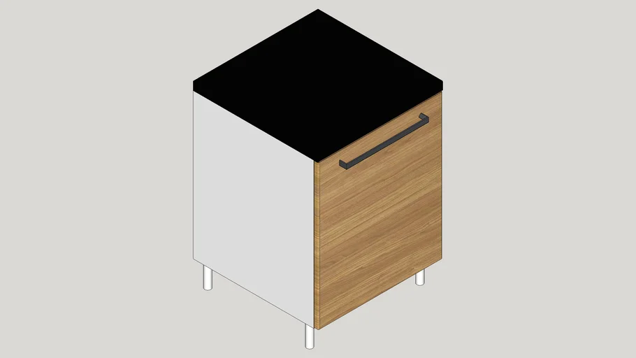 600 Modern Kitchen Unit | 3D Warehouse