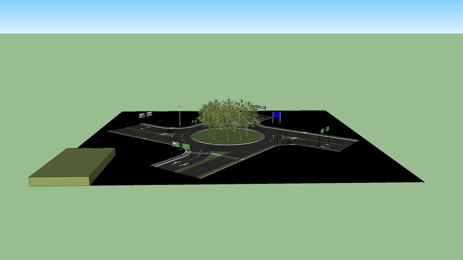 Map 5 (Roundabout Turn) | 3D Warehouse