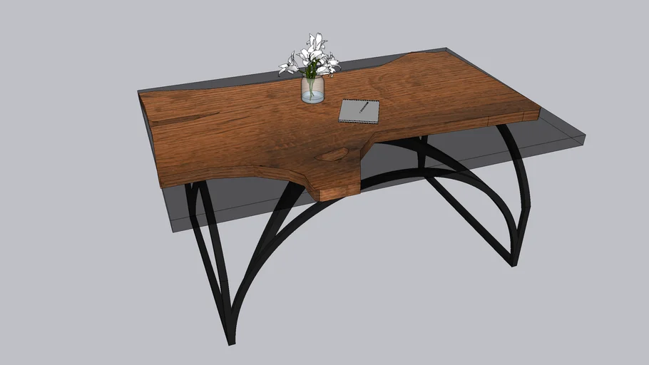 Unique modern desk | 3D Warehouse