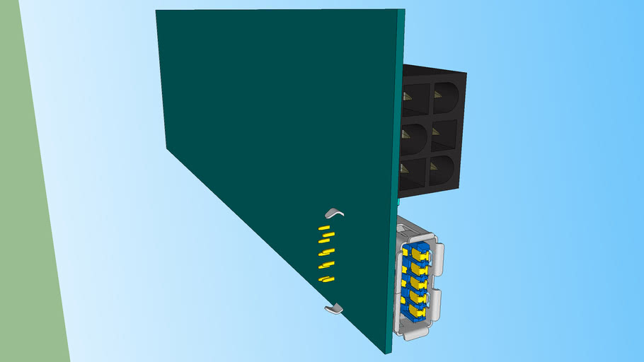 GPU Riser | 3D Warehouse