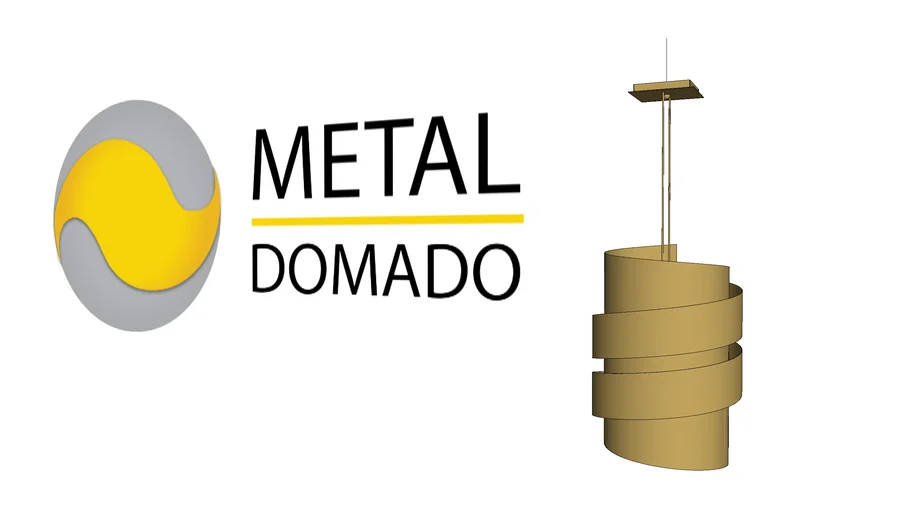 Metal Domado - Pendente Wave Simples | 3D Warehouse